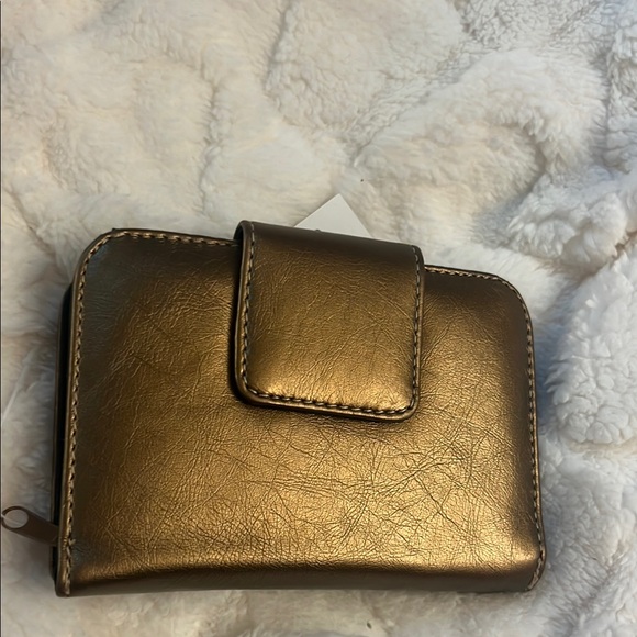 Bags | New Metallic Gold Wallet | Poshmark